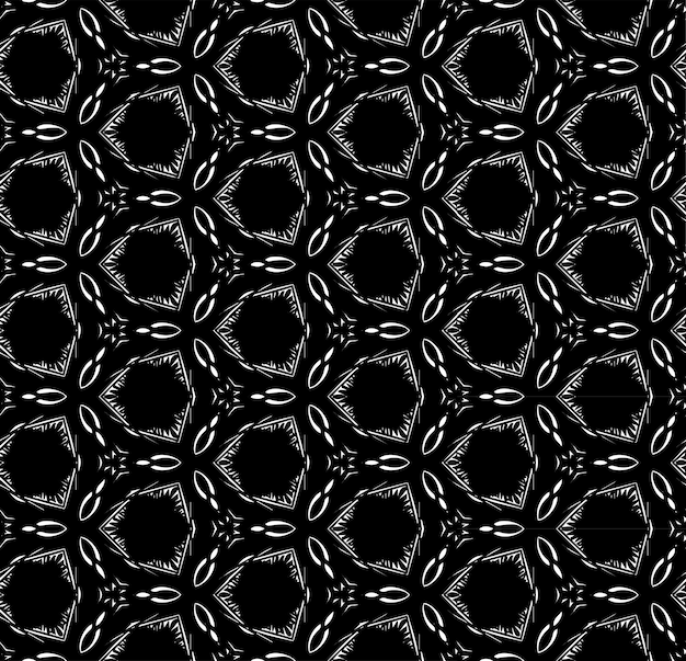 Premium Vector | Black and white seamless abstract pattern background ... Premium Vector | Black and white seamless abstract pattern background ...