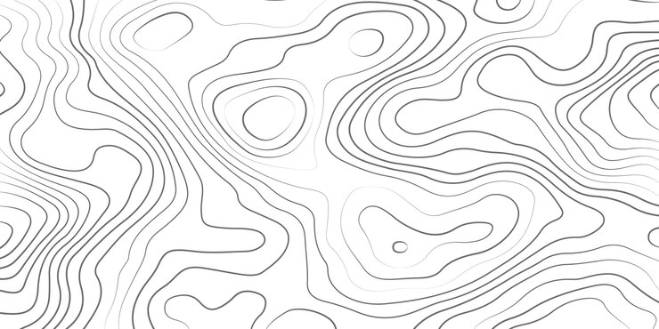 Premium Vector | Black and white wavy topographic map contour ... Premium Vector | Black and white wavy topographic map contour ...