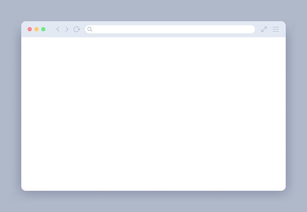 Premium Vector | Blank Browser window Premium Vector | Blank Browser window
