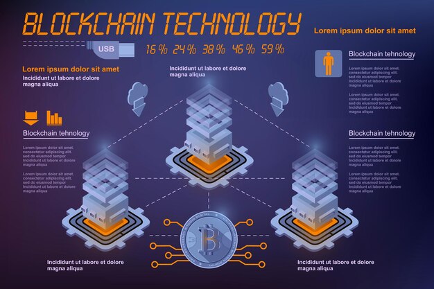 Premium Vector | Blockchain technology concept of big data processing ... Premium Vector | Blockchain technology concept of big data processing ...