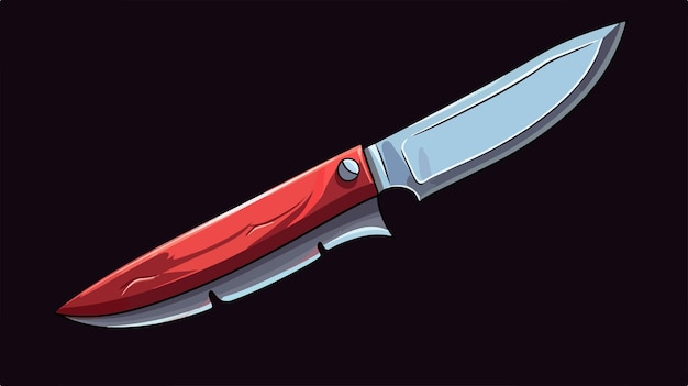 Bloodied Cartoon Knife Vector Illustration | Premium AI-generated vector Bloodied Cartoon Knife Vector Illustration | Premium AI-generated vector