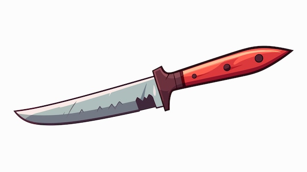 Bloodied Cartoon Knife Vector Illustration | Premium AI-generated vector Bloodied Cartoon Knife Vector Illustration | Premium AI-generated vector