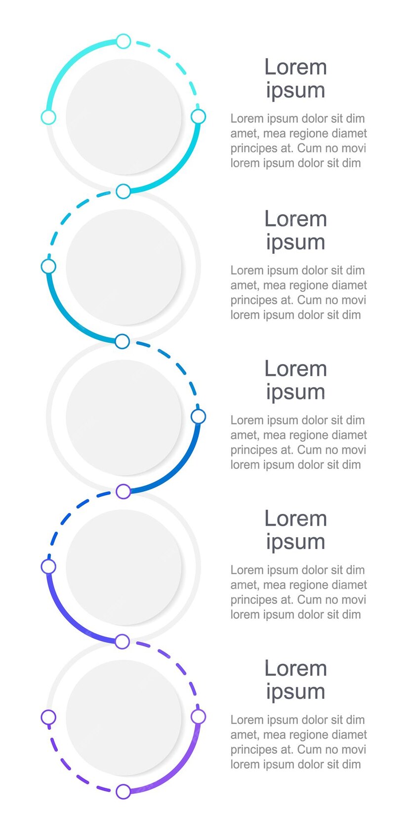 Premium Vector | Blue gradient vertical infographic chart design ...