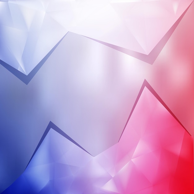 Premium Vector | Blue Red Geometric Triangle Background Premium Vector | Blue Red Geometric Triangle Background