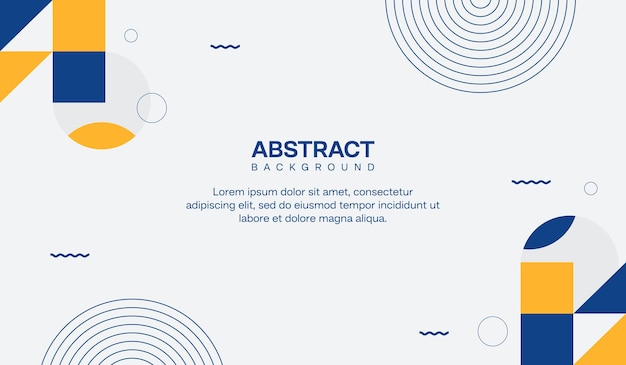 Premium Vector | Blue and yellow abstract geometric background vector ... Premium Vector | Blue and yellow abstract geometric background vector ...