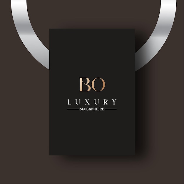 Premium Vector | BO logo design vector image Premium Vector | BO logo design vector image