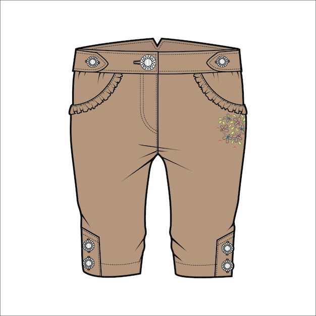 Premium Vector | Board shorts mockup pants Premium Vector | Board shorts mockup pants