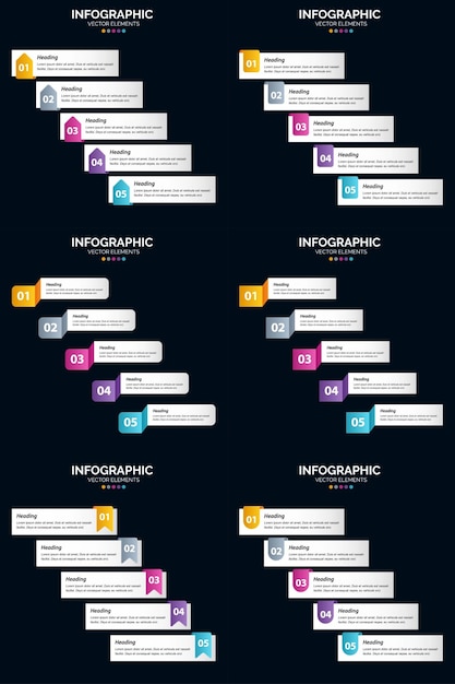Premium Vector | Boost your business with this vector infographics pack Premium Vector | Boost your business with this vector infographics pack