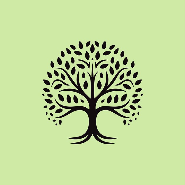 Premium Vector | Botanic tree of life logo Premium Vector | Botanic tree of life logo