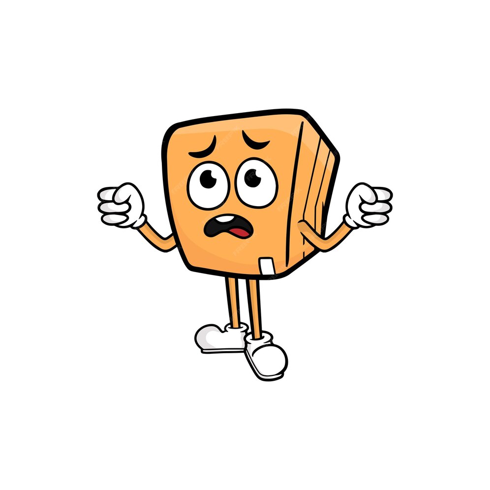 Premium Vector | Box character cartoon mascot vector Premium Vector | Box character cartoon mascot vector