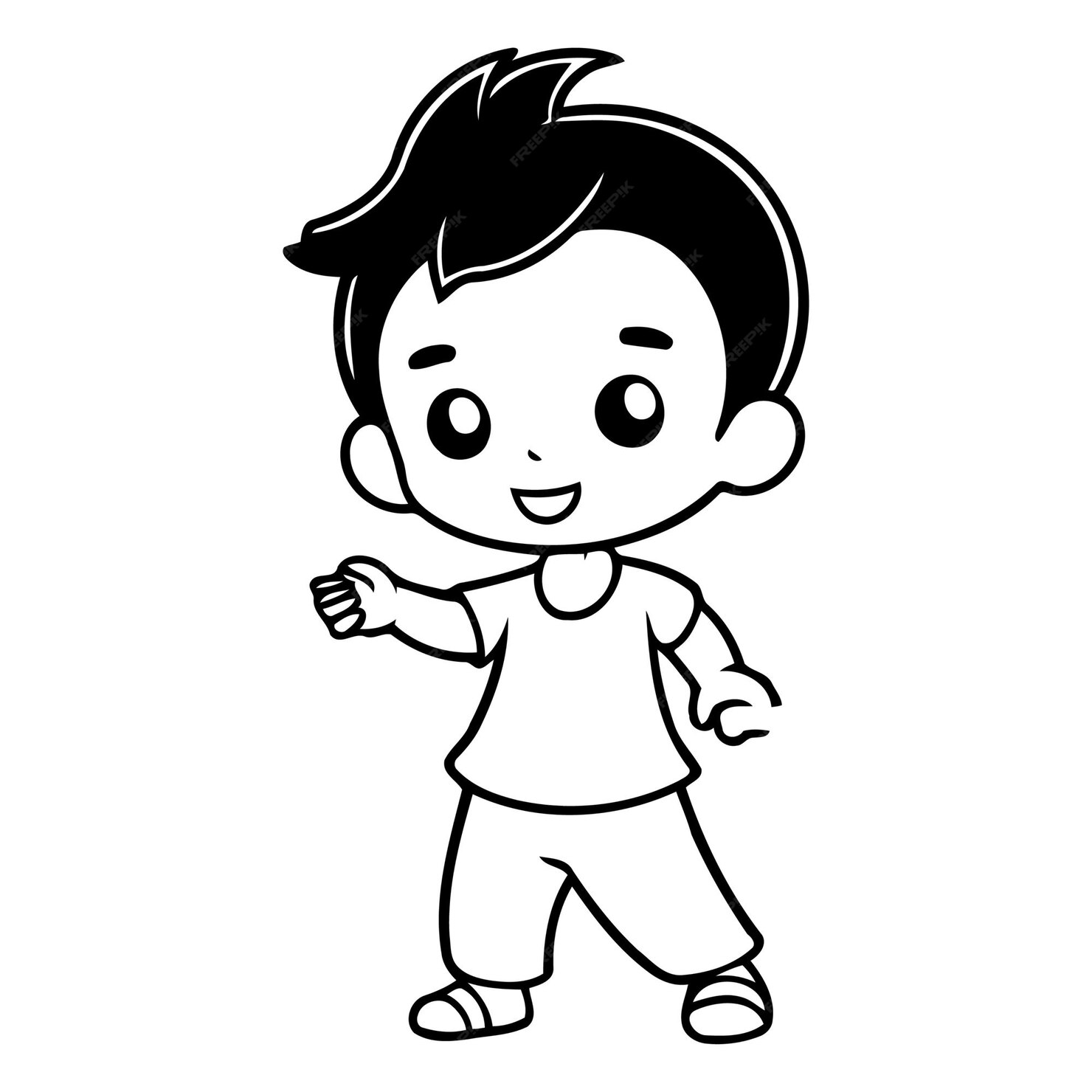 Premium Vector | Boy playing hulahoop Vector cartoon character illustration Premium Vector | Boy playing hulahoop Vector cartoon character illustration