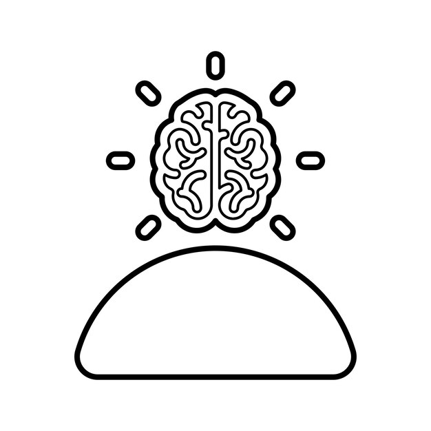 Premium Vector | Brainstorming concept creative line icon Outline vector Premium Vector | Brainstorming concept creative line icon Outline vector