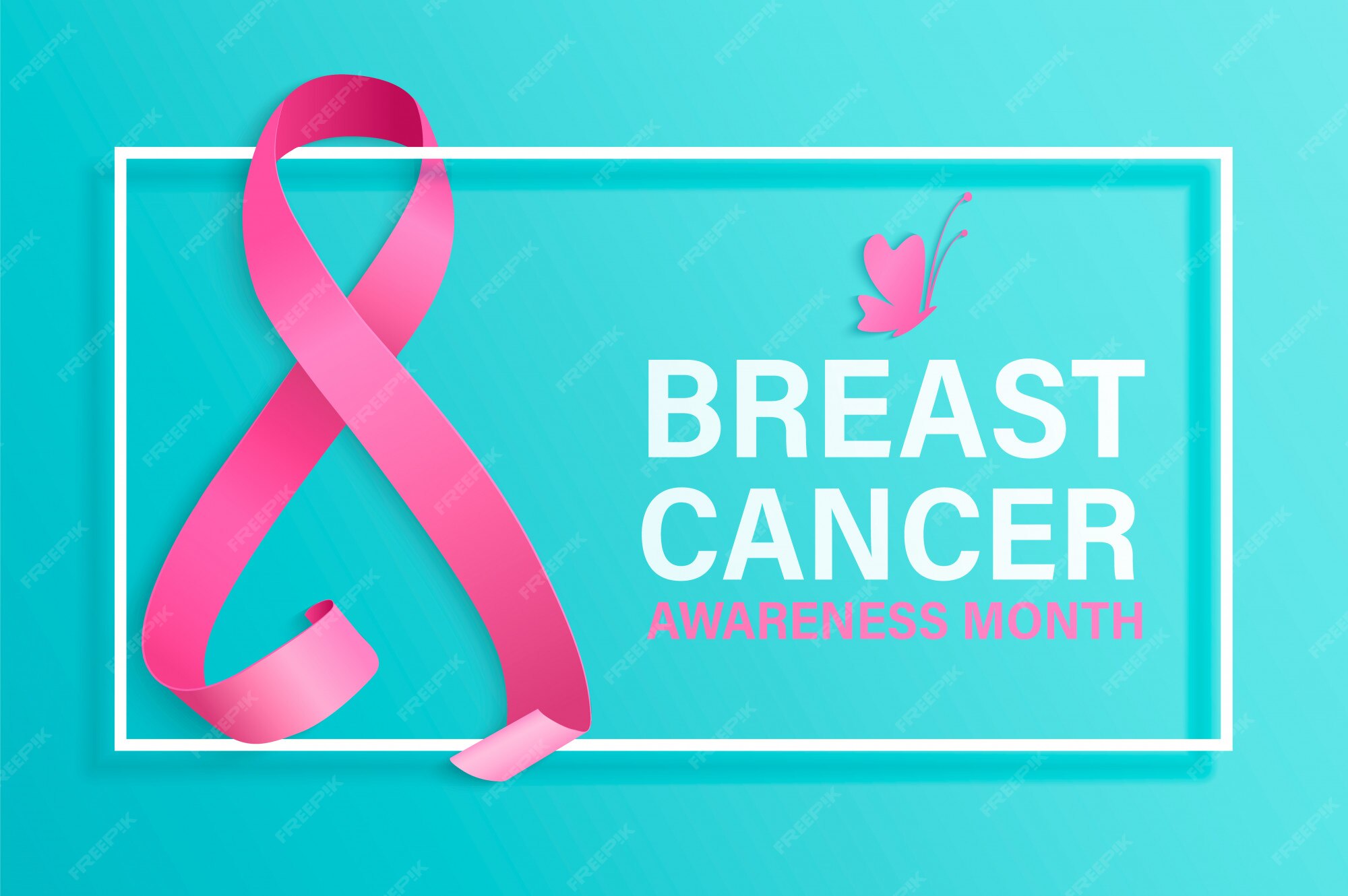 Premium Vector Breast Cancer Awareness Month