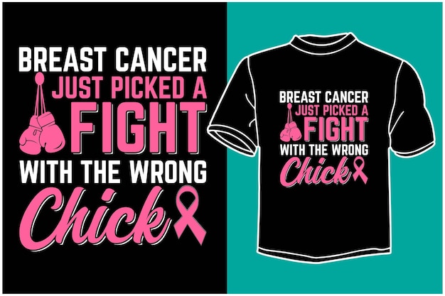 Premium Vector Breast Cancer Awareness T Shirt Design