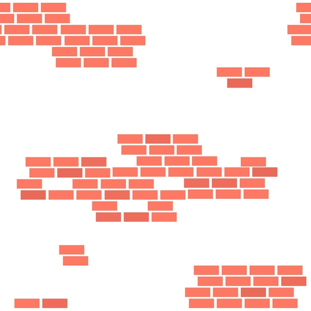 Premium Vector Brick Wall Pattern Vector Illustration