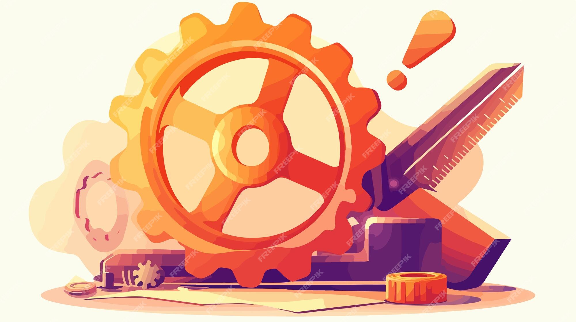 Broken Cog Wheel Icon Representing Issue Error in Vector Format ... Broken Cog Wheel Icon Representing Issue Error in Vector Format ...