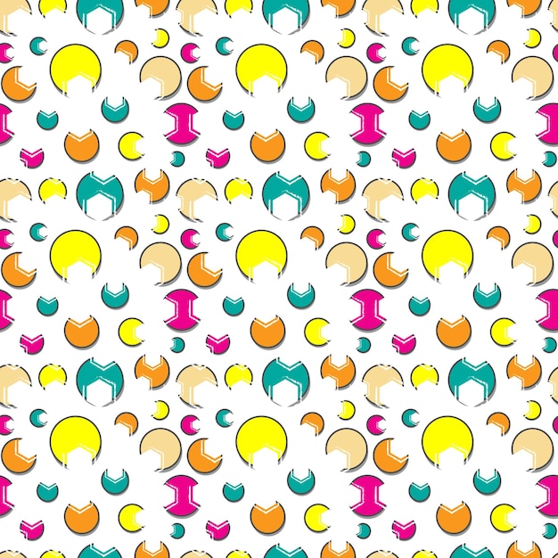Premium Vector | Broken rounded pattern background design, vector ... Premium Vector | Broken rounded pattern background design, vector ...