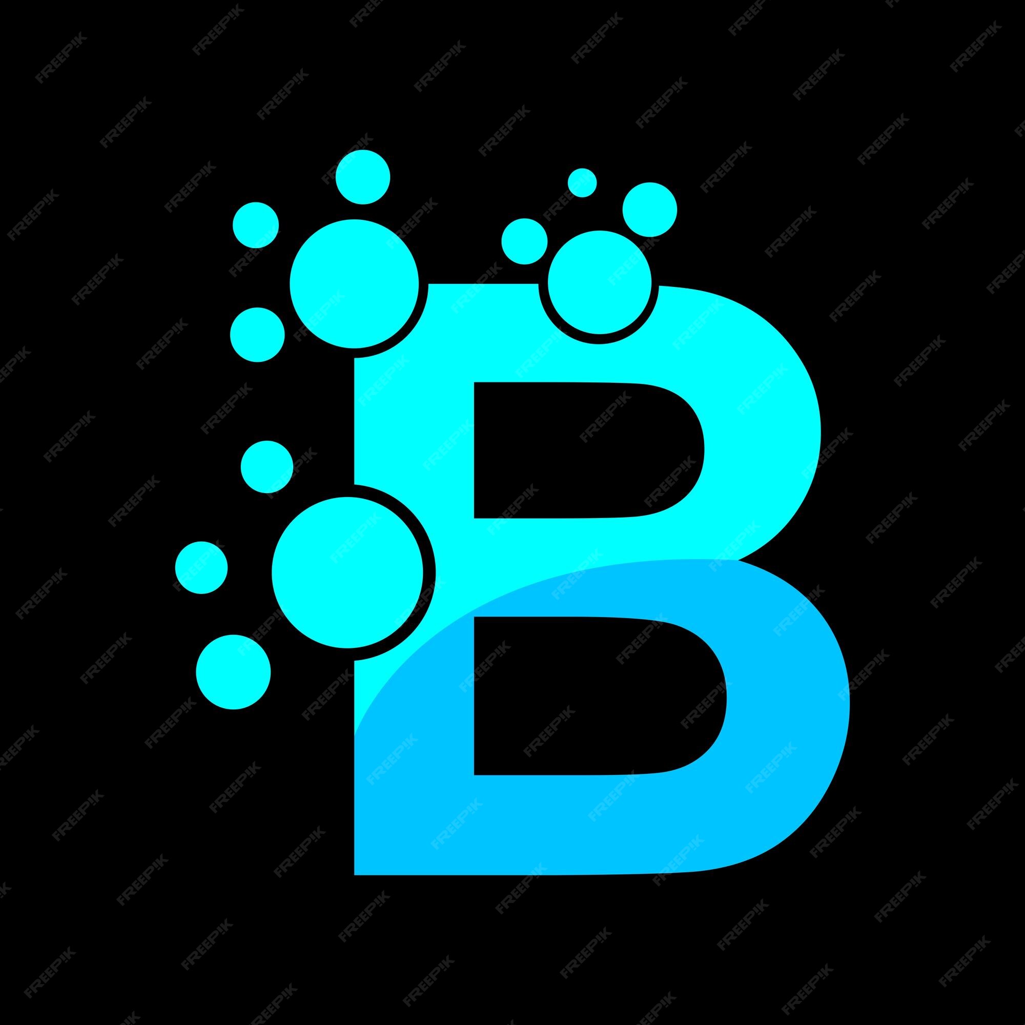 Premium Vector | Bubble lettermark design Premium Vector | Bubble lettermark design