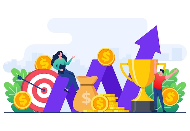 Premium Vector | Build your way to success Premium Vector | Build your way to success