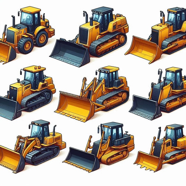 Bulldozer vector illustration | Premium AI-generated vector Bulldozer vector illustration | Premium AI-generated vector
