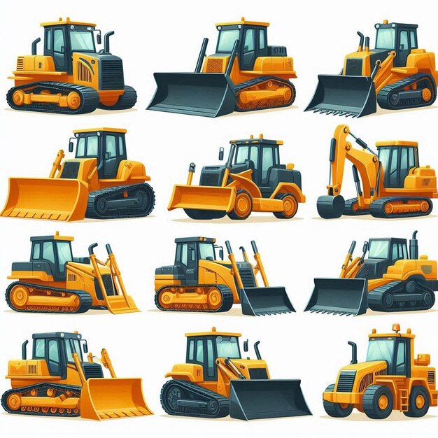 Bulldozer vector illustration | Premium AI-generated vector Bulldozer vector illustration | Premium AI-generated vector