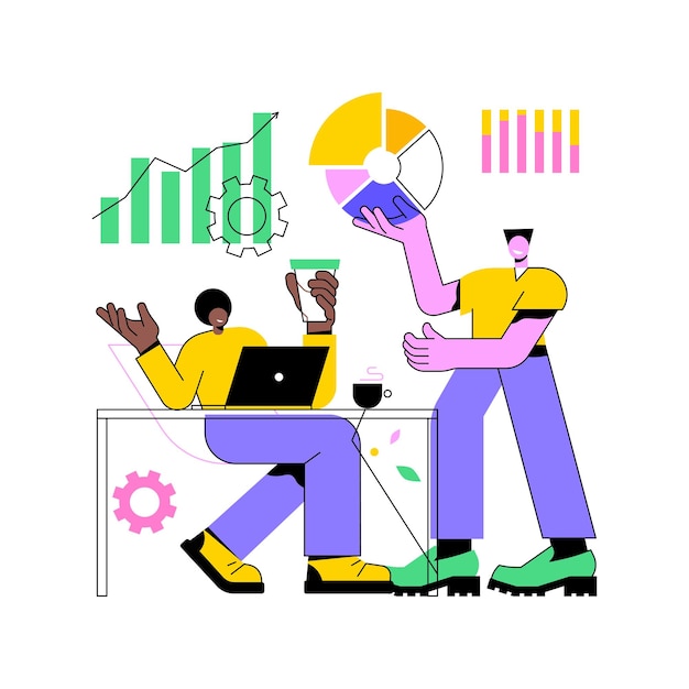 Premium Vector | Business analysis abstract concept vector illustration Premium Vector | Business analysis abstract concept vector illustration