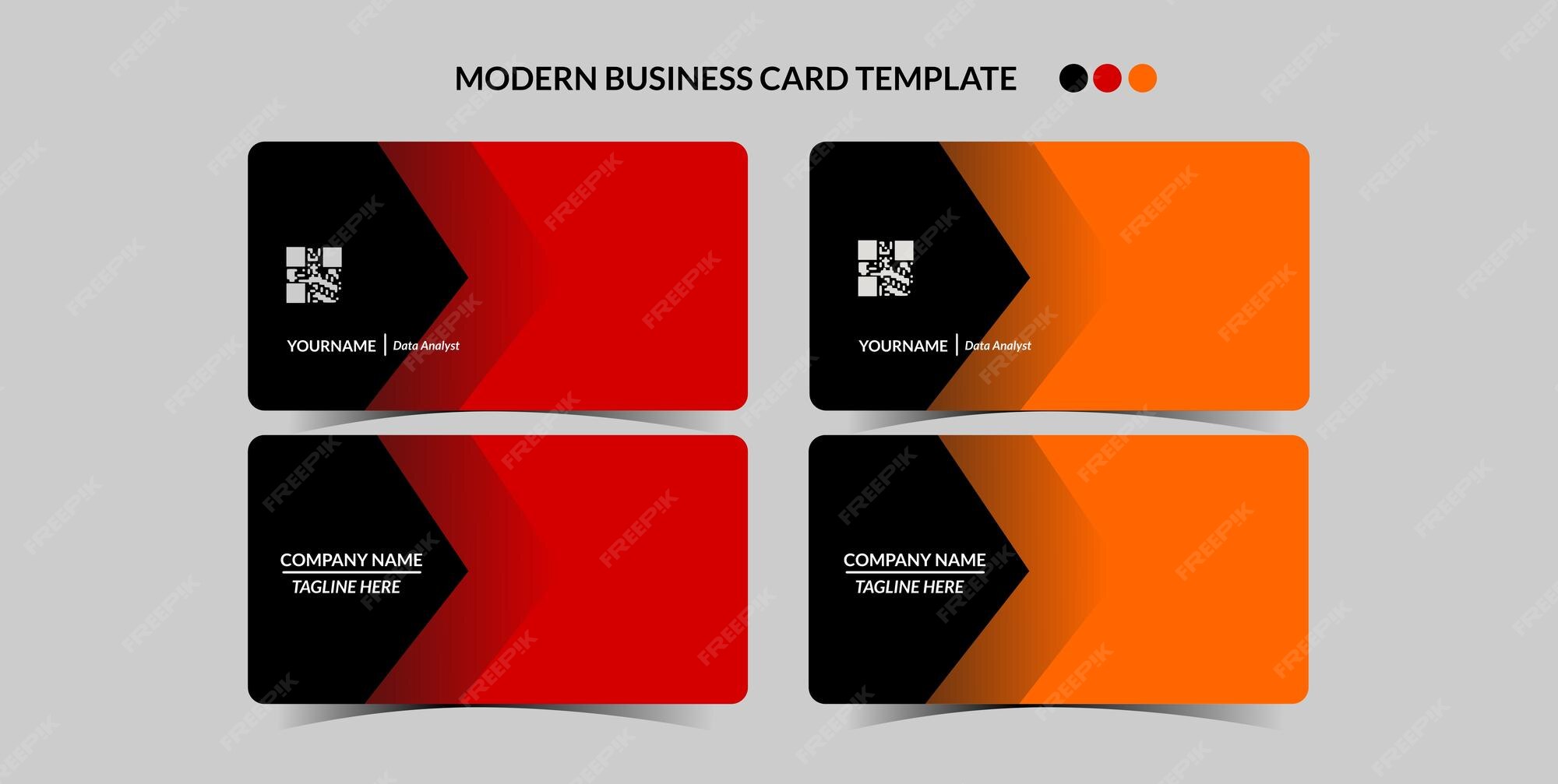 Premium Vector | Business card vector template Premium Vector | Business card vector template