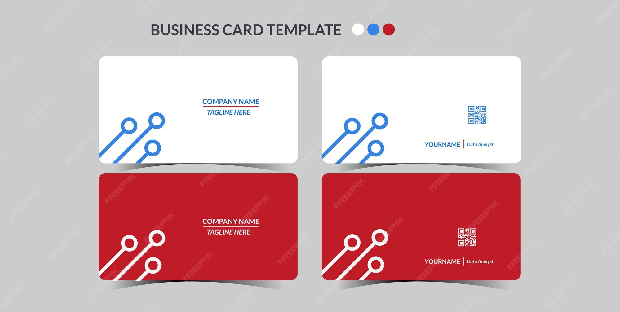 Premium Vector | Business card vector template Premium Vector | Business card vector template