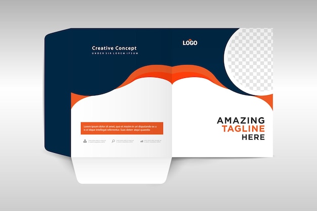 Premium Vector | Business Folder Design Template Premium Vector | Business Folder Design Template