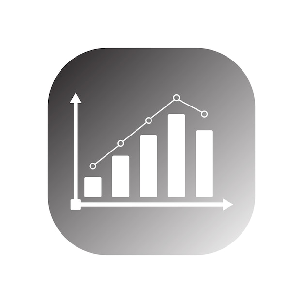 Premium Vector | Business graph icon vector Premium Vector | Business graph icon vector