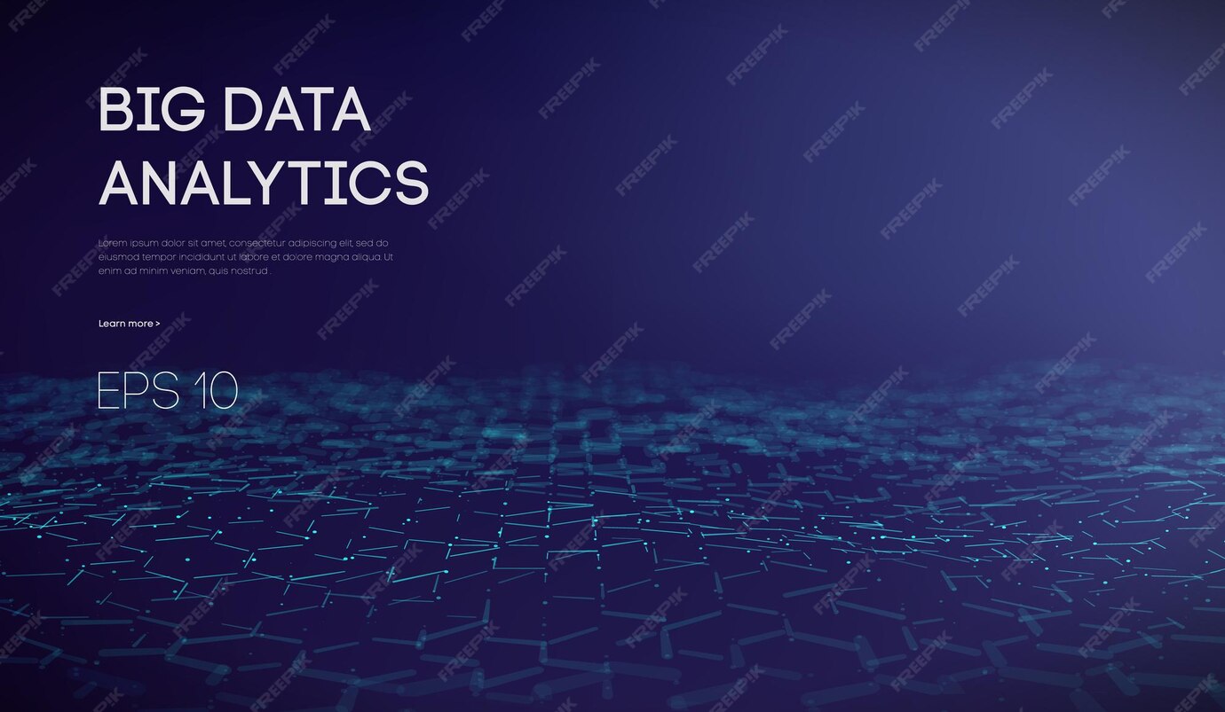 Premium Vector | Business inteligence technology background. Binary code algorithms deep ...