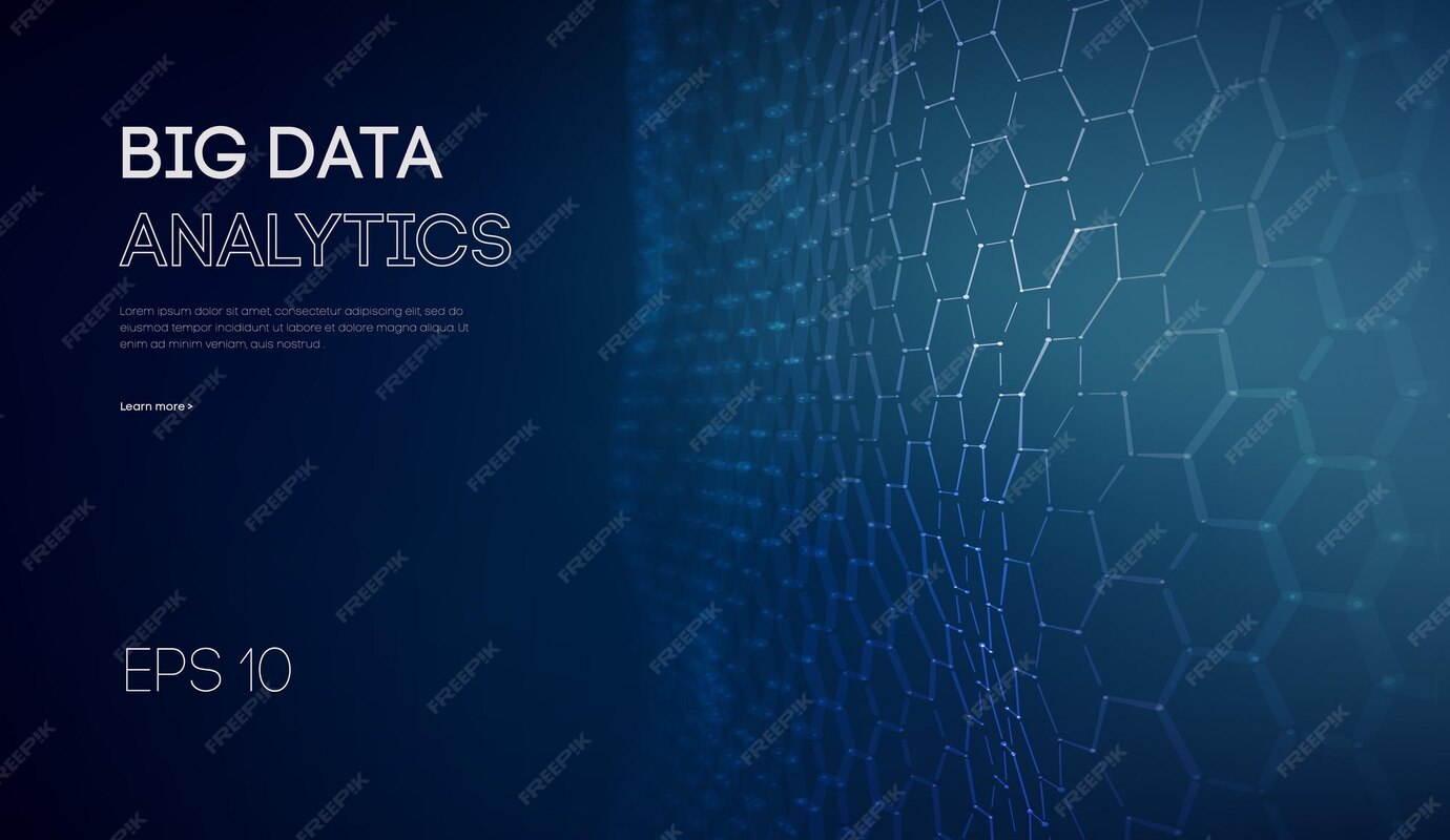 Premium Vector | Business inteligence technology background. binary code algorithms deep ...