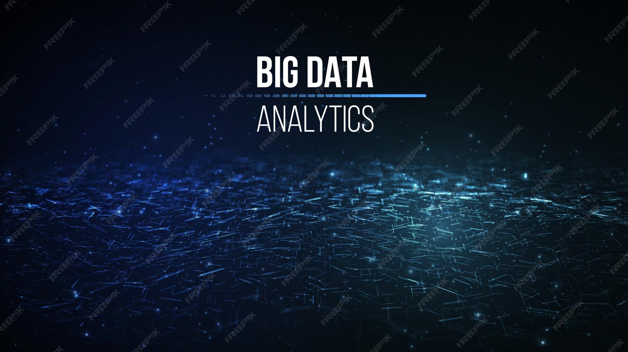 Premium Vector | Business inteligence technology background. binary code algorithms deep ...