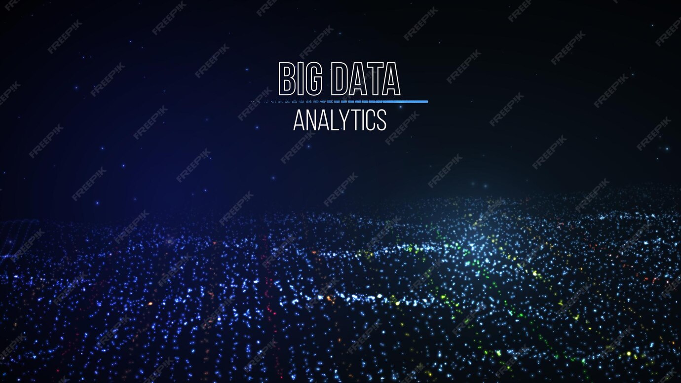 Premium Vector | Business inteligence technology background. binary code algorithms deep ...