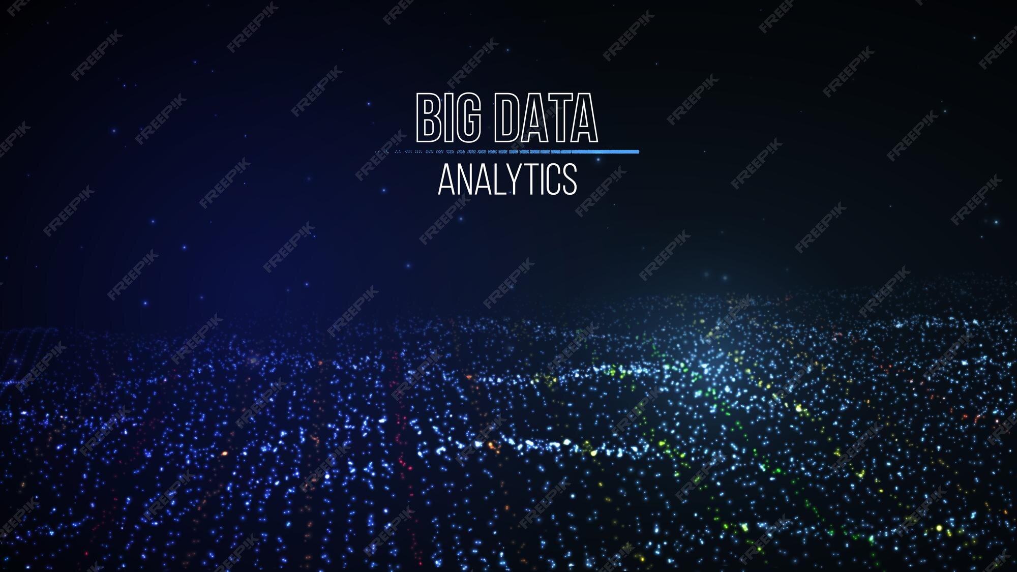 Premium Vector | Business inteligence technology background. binary code algorithms deep ...