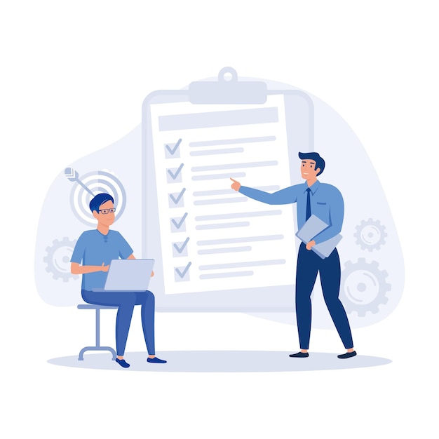 Premium Vector | Business planning target business workflow time ... Premium Vector | Business planning target business workflow time ...
