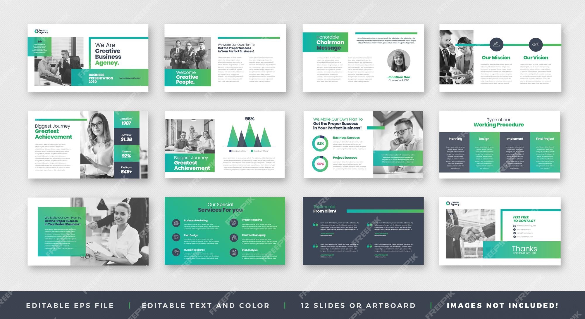 Premium Vector | Business presentation brochure guide design or pitch ... Premium Vector | Business presentation brochure guide design or pitch ...