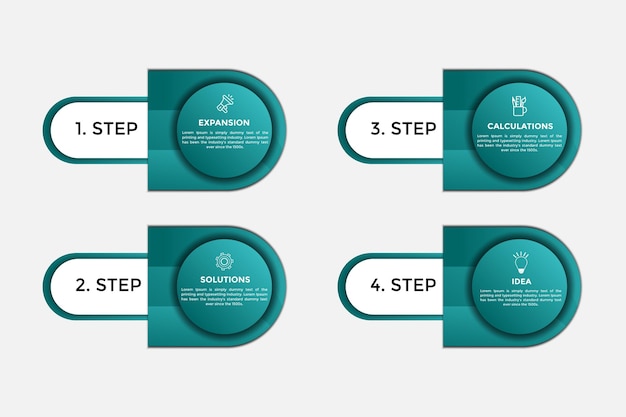 Premium Vector | Business process infographic design Premium Vector | Business process infographic design