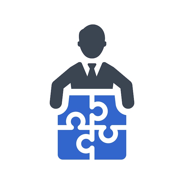 Premium Vector | Business solution icon Premium Vector | Business solution icon