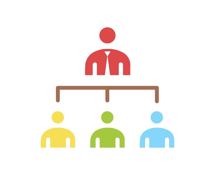 Premium Vector | Business structure icon Premium Vector | Business structure icon