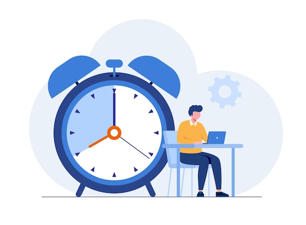 Premium Vector | Business time management deadline concept planner flat ... Premium Vector | Business time management deadline concept planner flat ...