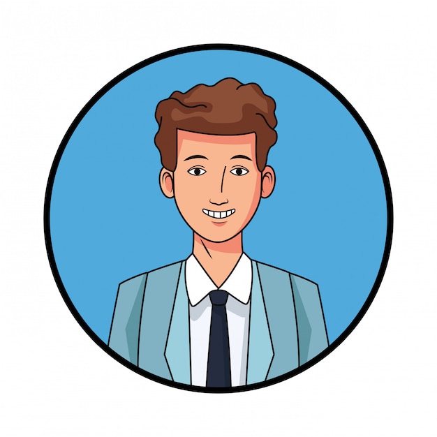 Premium Vector | Businessman avatar cartoon character profile Premium Vector | Businessman avatar cartoon character profile