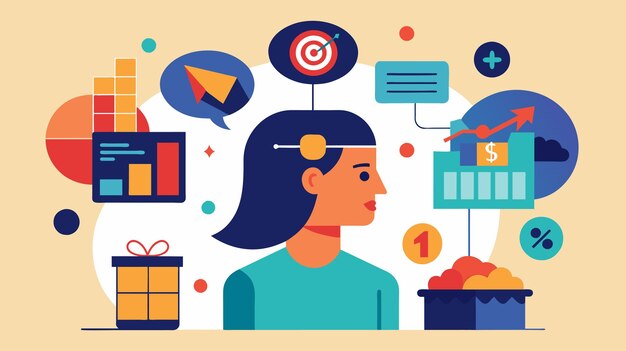 Premium Vector | Businesswoman analyzing data and performance metrics Premium Vector | Businesswoman analyzing data and performance metrics