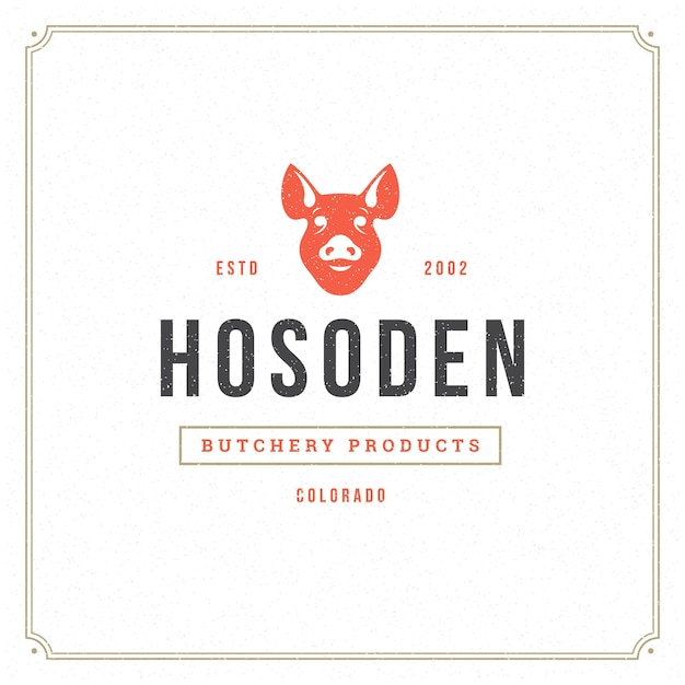 Premium Vector | Butcher shop logo design vector illustration Premium Vector | Butcher shop logo design vector illustration