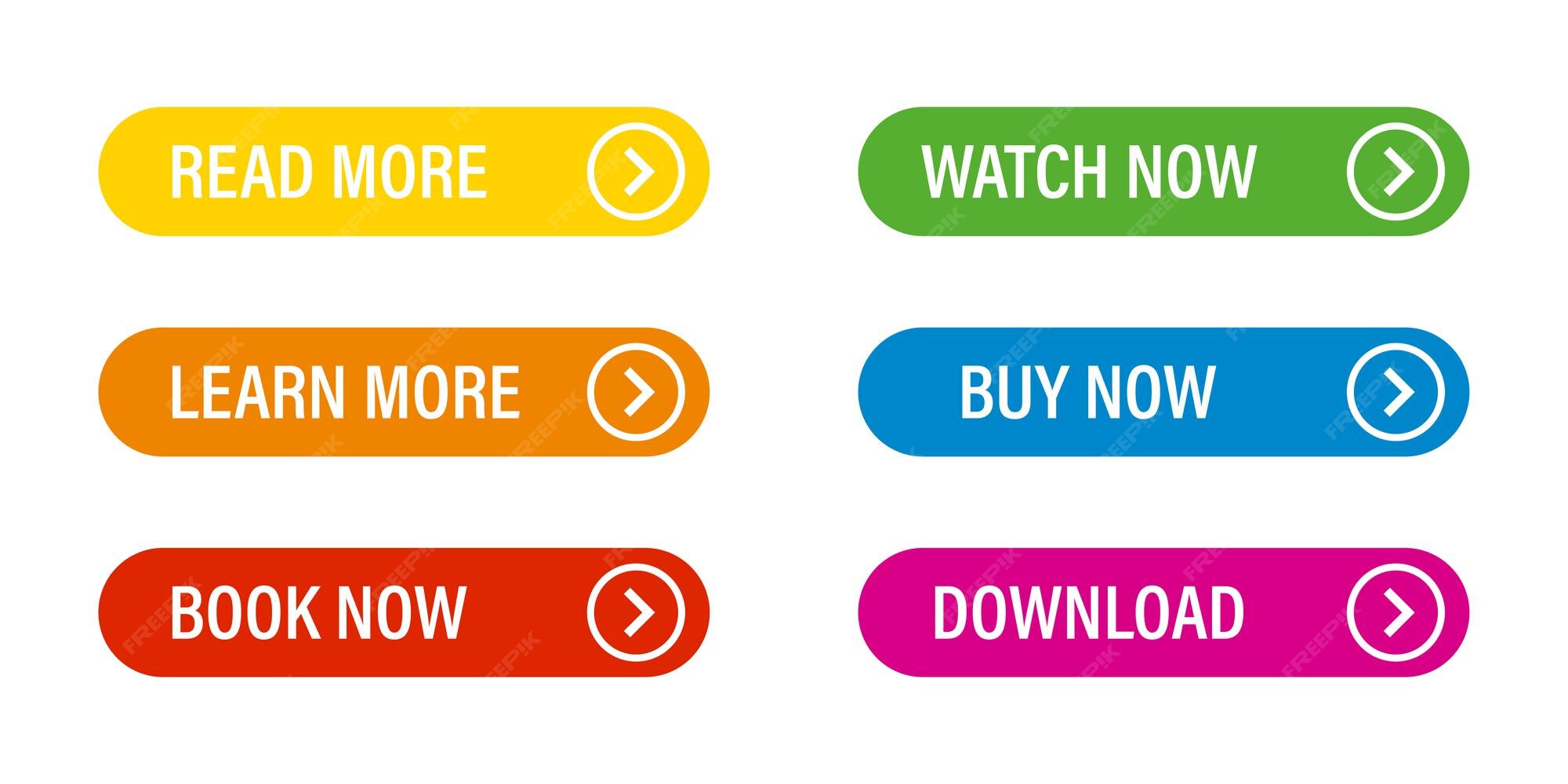 Premium Vector | Buttons vector isolated web design elements. vector web action buttons ...