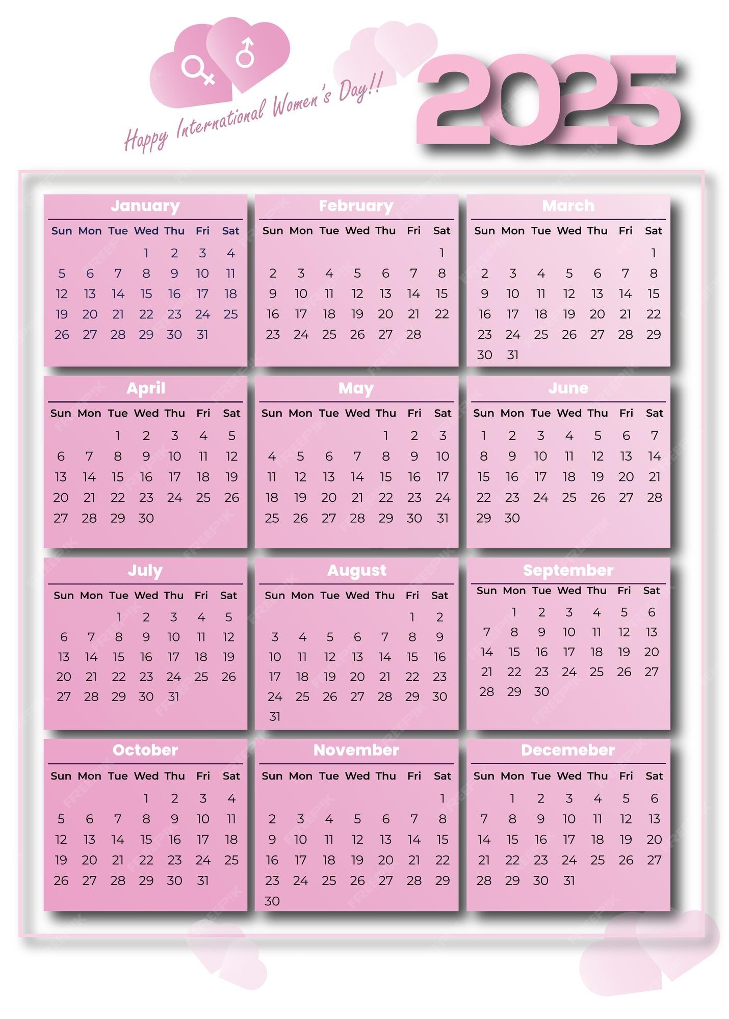 Premium Vector | Calendar 2025 Vector Premium Vector | Calendar 2025 Vector