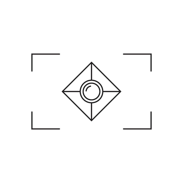 Premium Vector | Camera focusing screen focusing on subject with white ... Premium Vector | Camera focusing screen focusing on subject with white ...