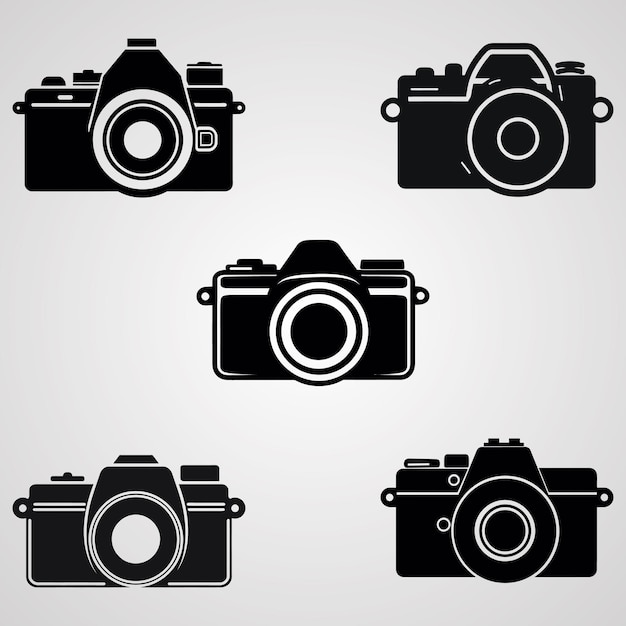 Premium Vector | Camera graphic elements for artists Premium Vector | Camera graphic elements for artists