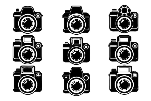 Camera and photograph silhouette collection Free | Premium AI-generated ... Camera and photograph silhouette collection Free | Premium AI-generated ...