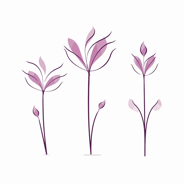 Premium Vector | Captivating lilac artwork in a modern vector style Premium Vector | Captivating lilac artwork in a modern vector style